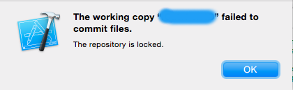 The Repository is Locked - 在Xcode Source Control中尝试commit的错误问题 - 知乎