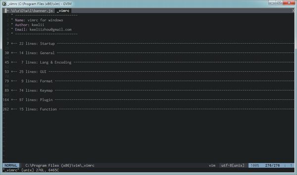 可能是 Windows 下最漂亮的 Gvim 配置了 - 知乎