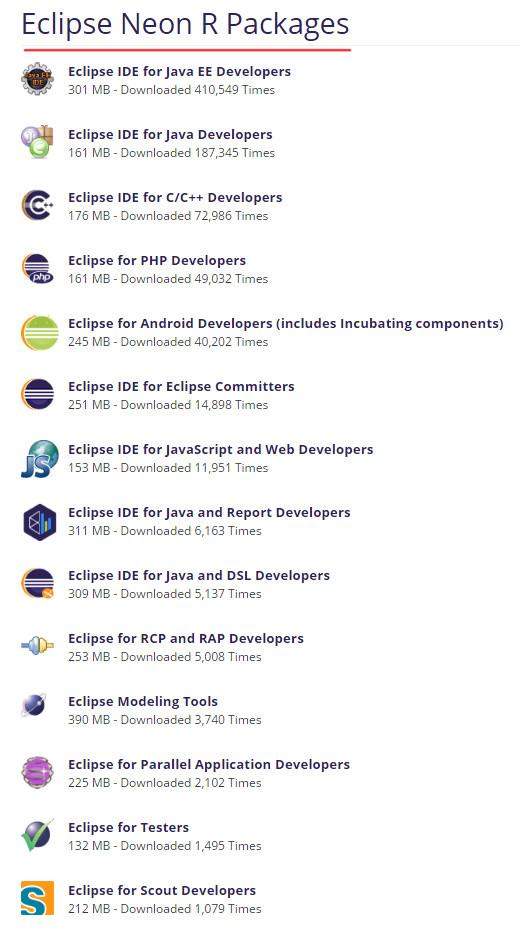官网上有很多版本的eclipse，下载哪个版本比较合适？ - 知乎