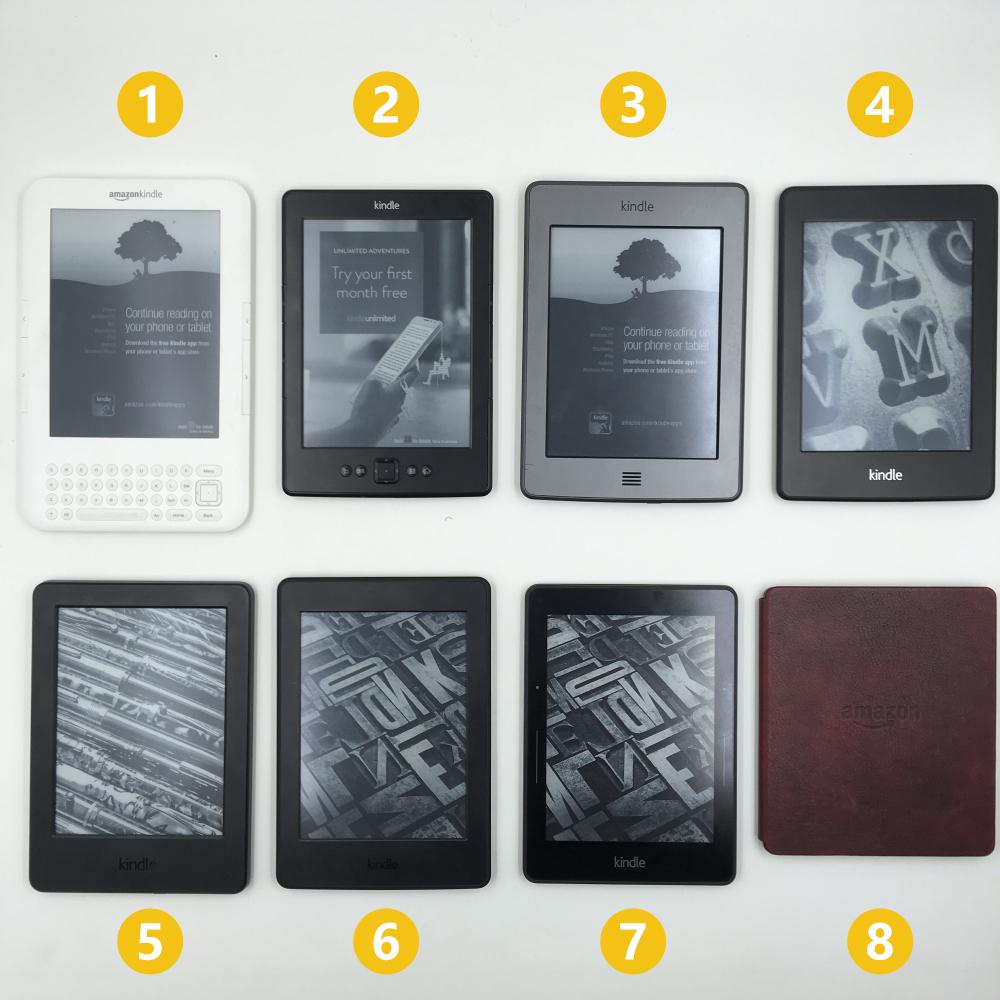 九年Kindle，终见绿洲， 八代Kindle横向对比大评测 - 知乎