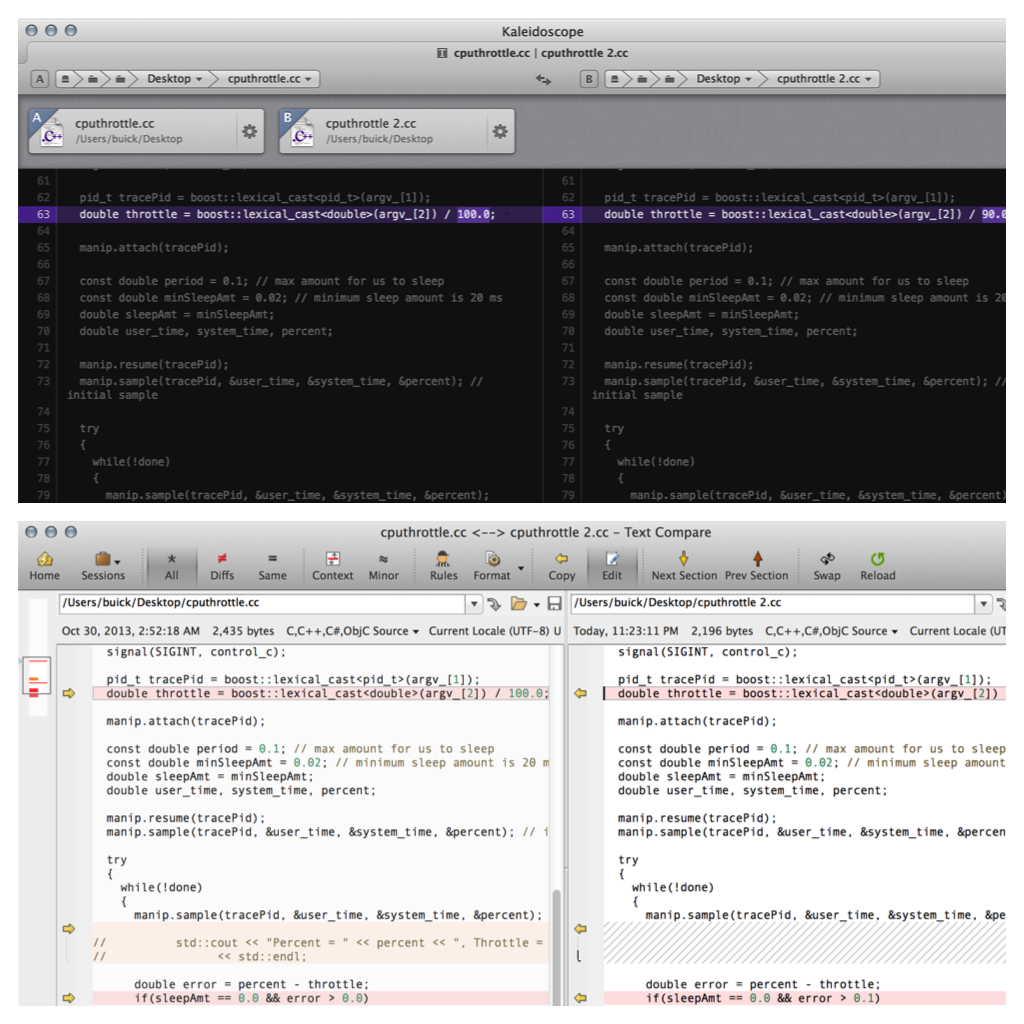 Mac 下有哪些能与 BeyondCompare 媲美的 diff 工具？ - 知乎