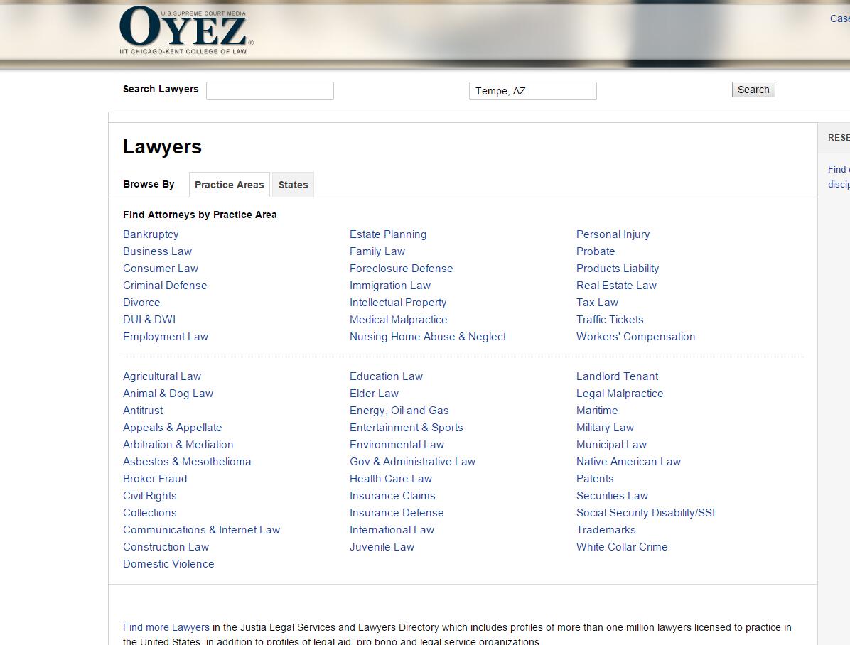 网站推荐：Oyez - 知乎