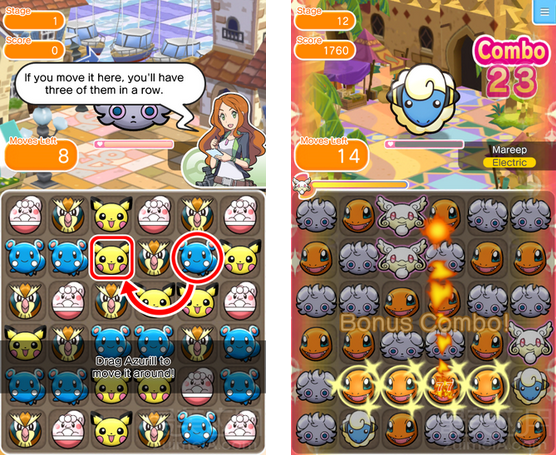 Pokémon Shuffle Mobile - 我得到神奇宝贝了！ ＃iOS ＃Android - 知乎