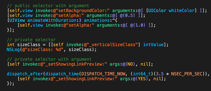 Objective-C 更简单的反射：RuntimeInvoker - 知乎