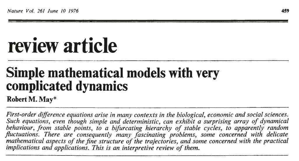 混沌理论：简单规则如何孕育复杂行为 - 知乎