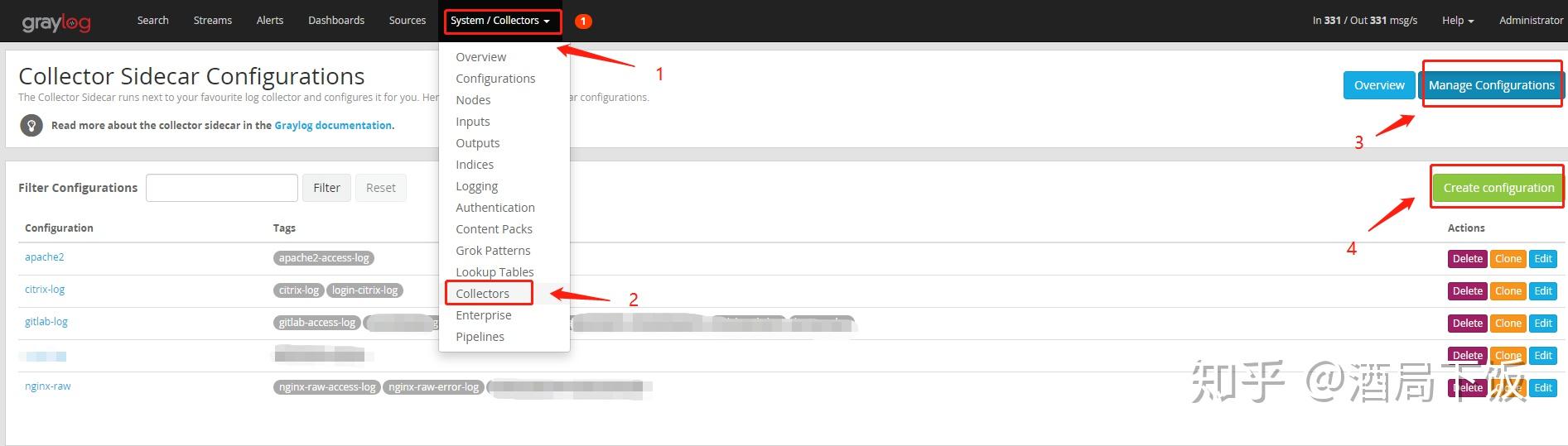 [日志分析]Graylog2采集Nginx日志 主动方式 - 知乎