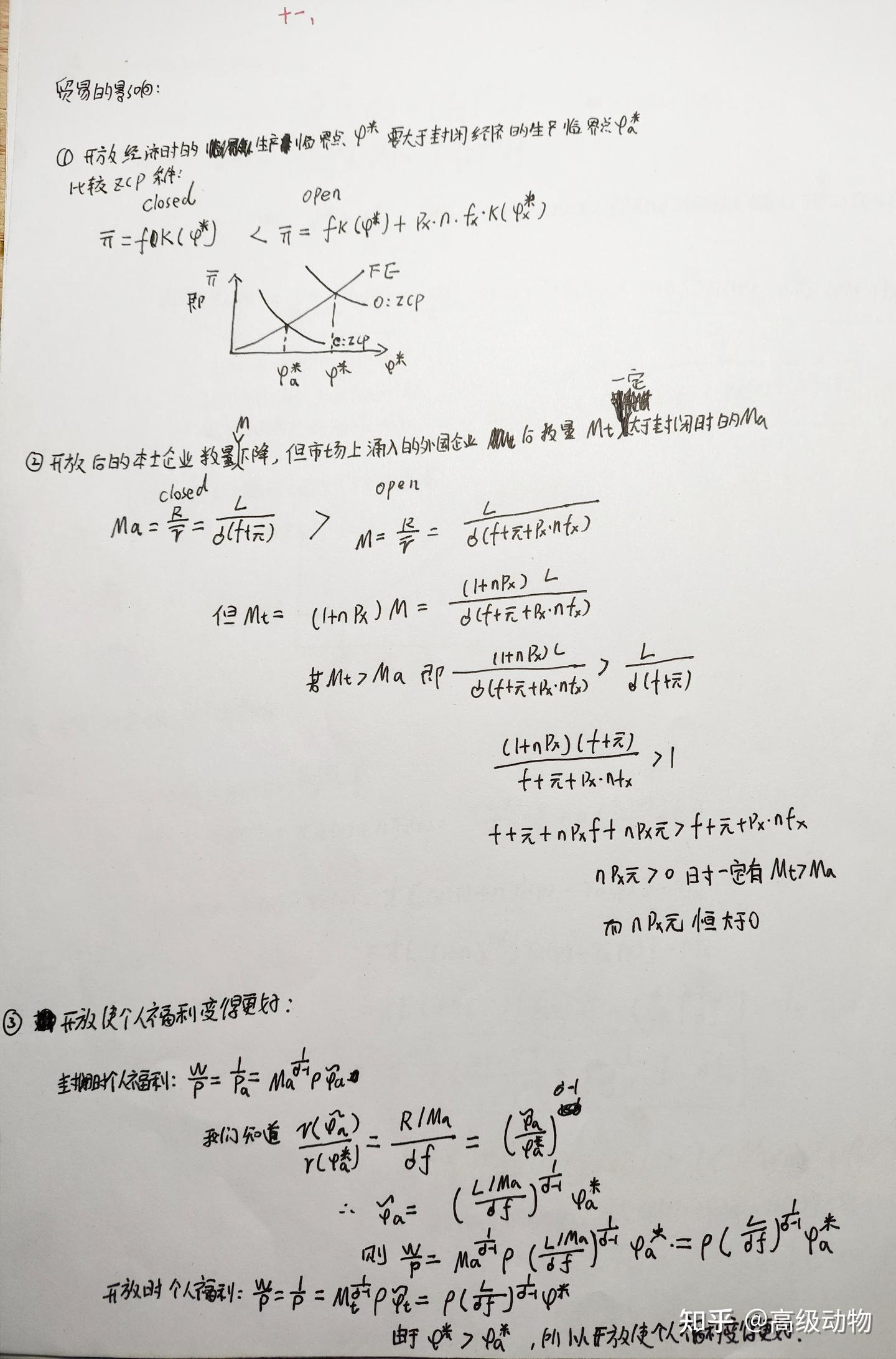 国际贸易经典模型（1）Melitz 2003 推导 - 知乎