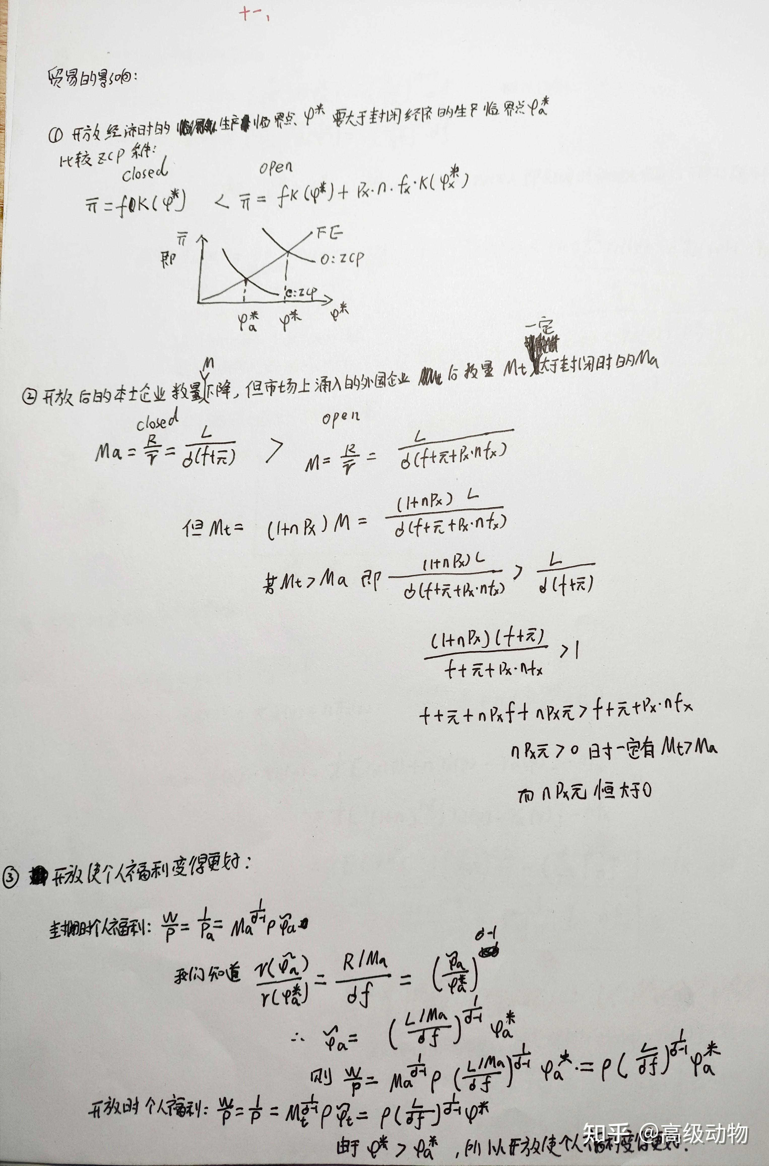 国际贸易经典模型（1）Melitz 2003 推导 - 知乎
