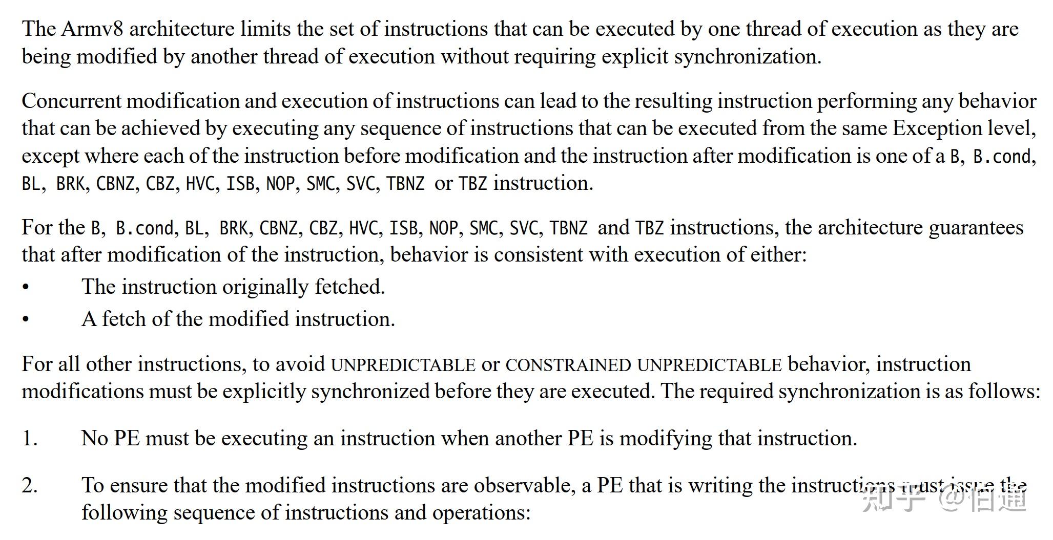 B2.2.5 Concurrent modification and execution of instructions - 知乎