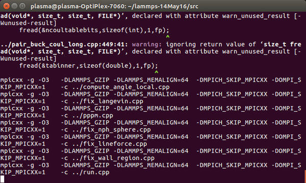 Ubuntu上下载编译并行版lammps并运行例子的笔记 - 知乎