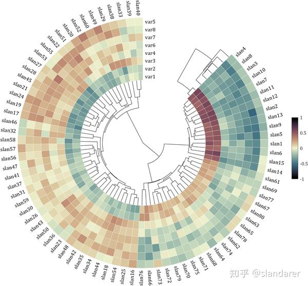 MATLAB | 绘图复刻(五) | 带树状图的环形热图 - 知乎