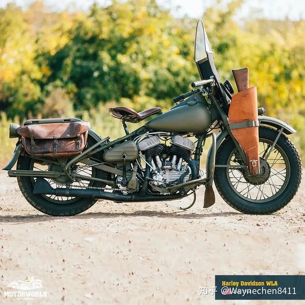 无数男人的梦中情车，二战中的传奇摩托车——Harley-Davidson WLA，1944 - 知乎