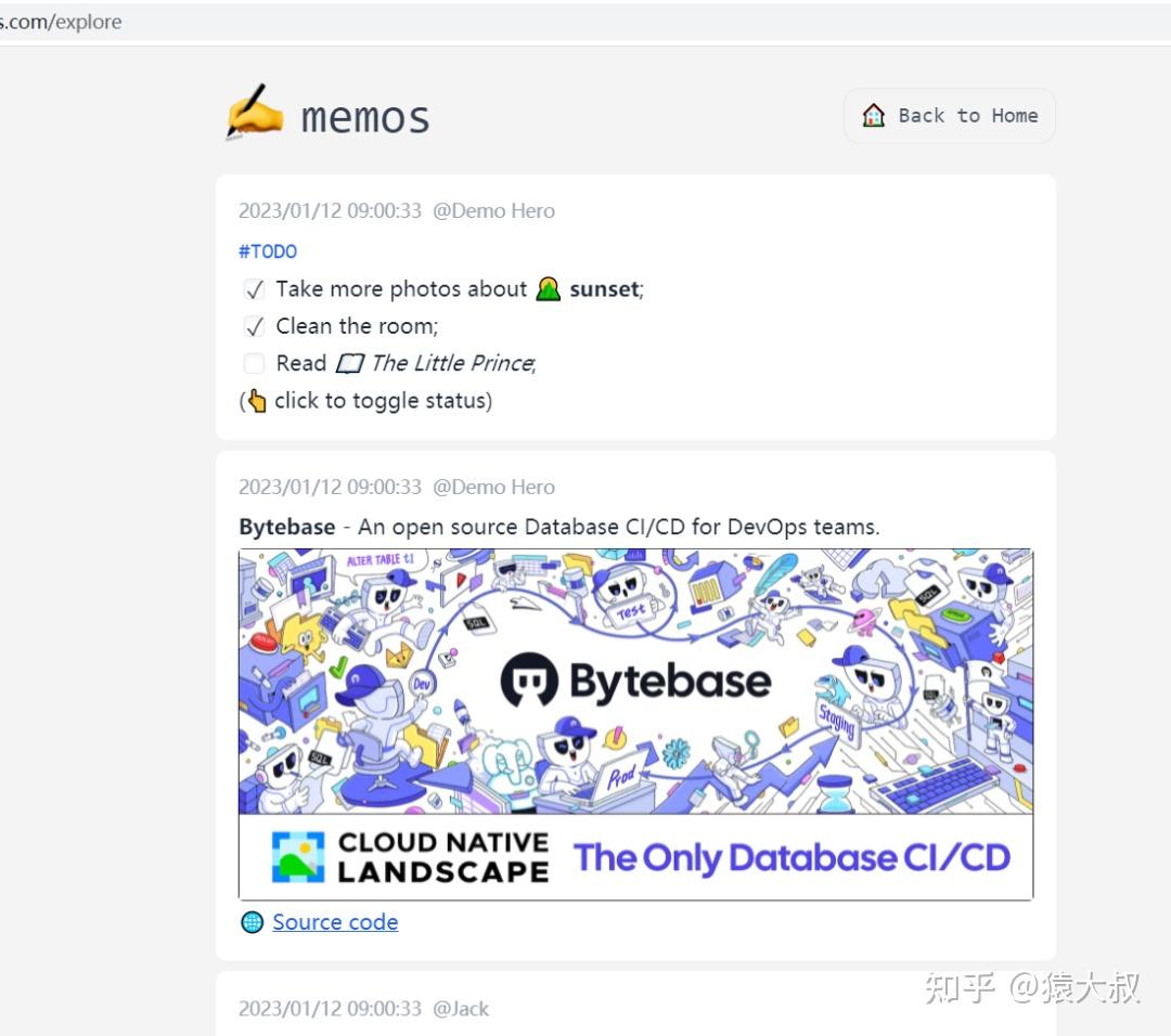 Memo: 一个开源的、可自托管的备忘录中 - 知乎
