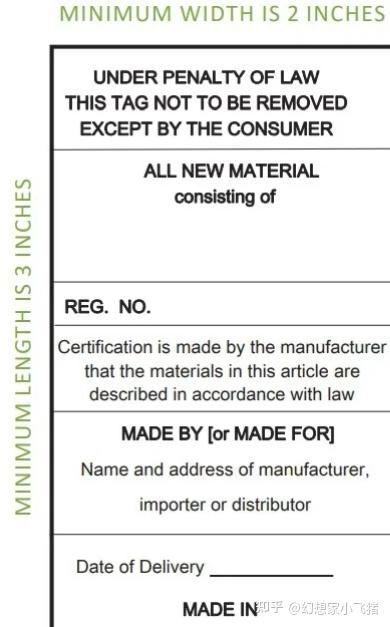 出口美国的床上用品法律标law label和URN注册CPC认证办理 - 知乎