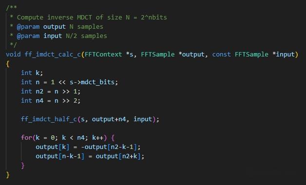 音频编解码学习--MDCT 学习 - 知乎