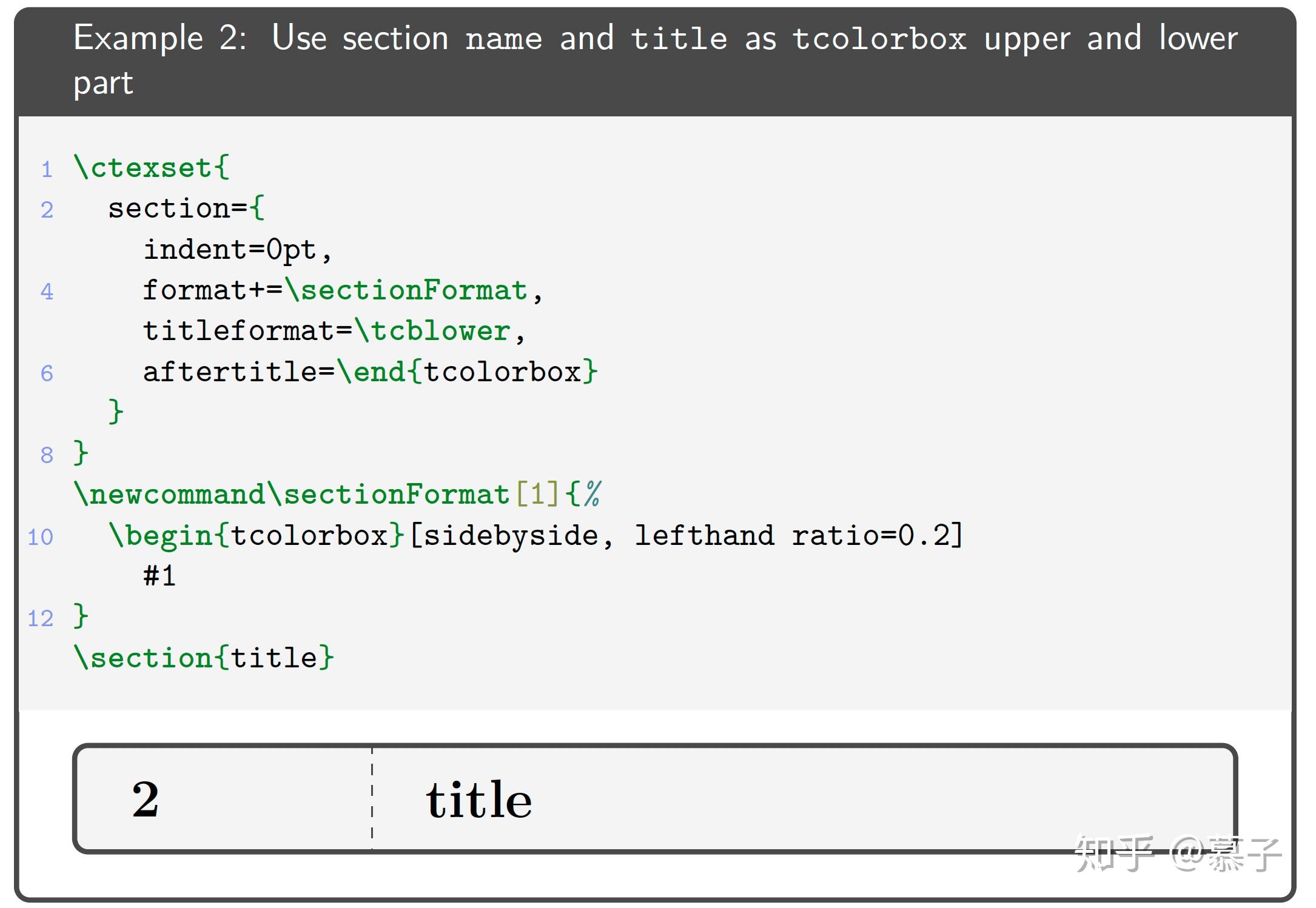 [LaTeX 示例] 重度定制章节标题样式：以使用 tcolorbox 为例 - 知乎