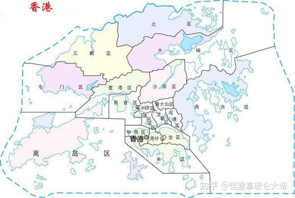 第一百二十五期：香港特别行政区十八区区划及标志大全 - 知乎