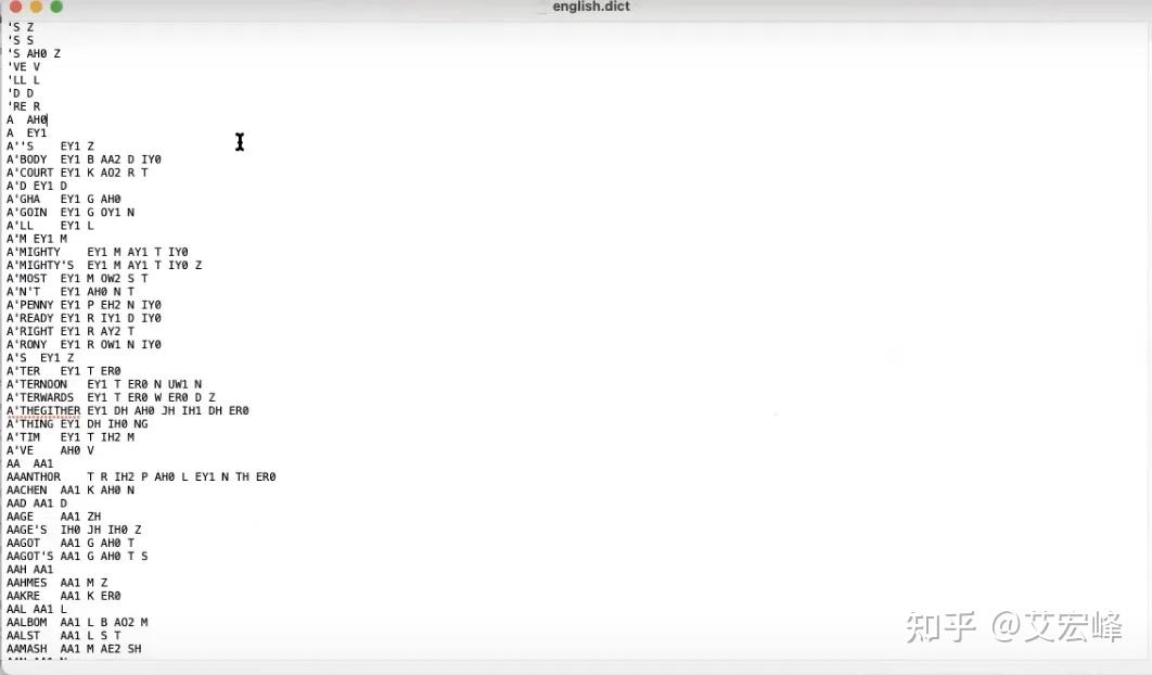 MFA: 基于HMM-GMM模型做音频和文本的时间对齐 - 知乎