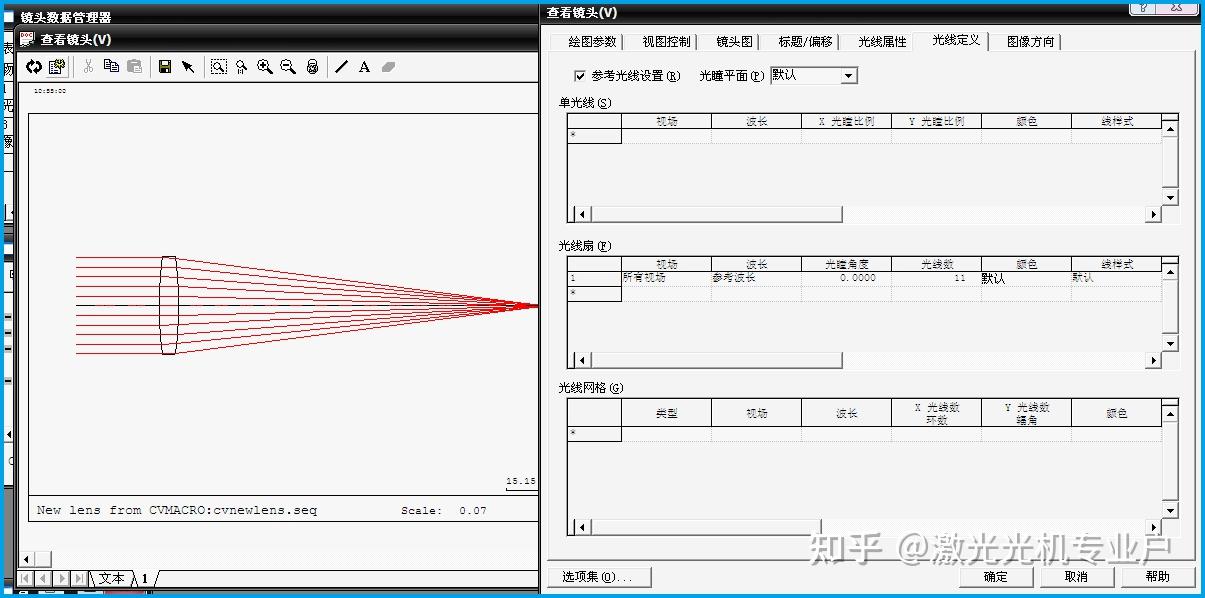 CodeV光学设计入门-单镜片习作(Singlet) - 知乎