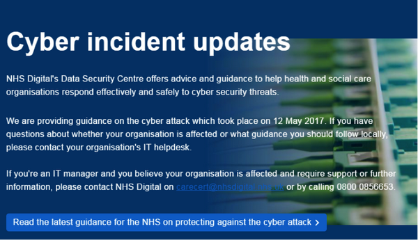 英国 NHS 遭受wannacry病毒攻击，引发公众对医疗信息安全的担忧 - 知乎