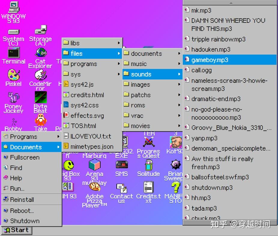黑客开发，网页专属，你见过特效Windows 93操作系统吗？（一） - 知乎