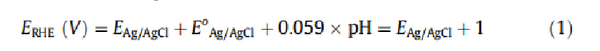 关于光电化学中RHE和Ag/AgCl之间的转换 - 知乎