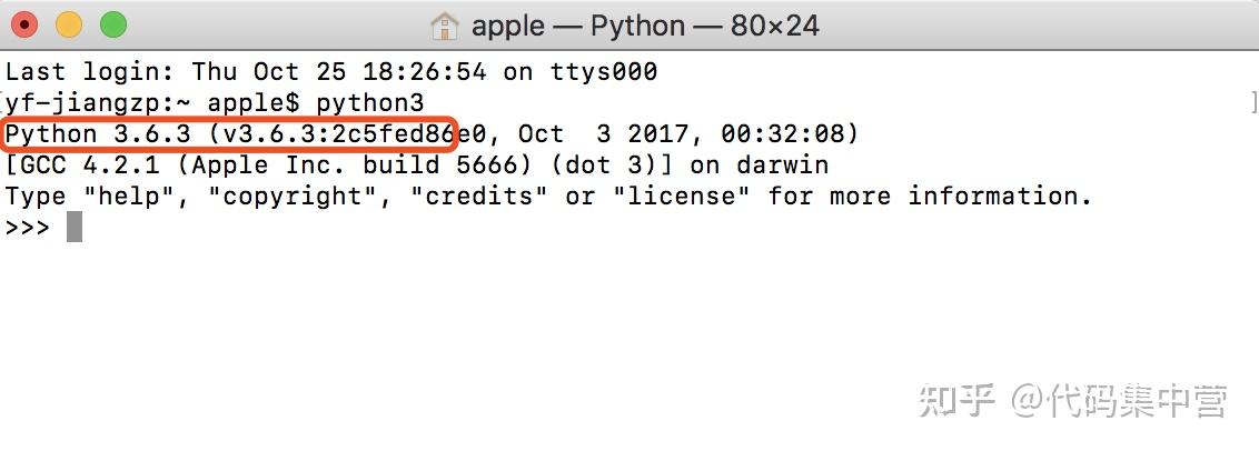 Mac Python下载安装教程 - 知乎