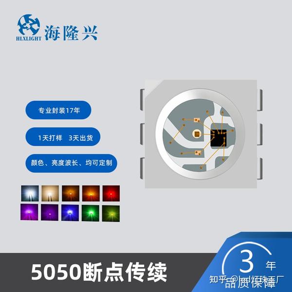 内置IC 5050光源与普通5050光源的区别 - 知乎