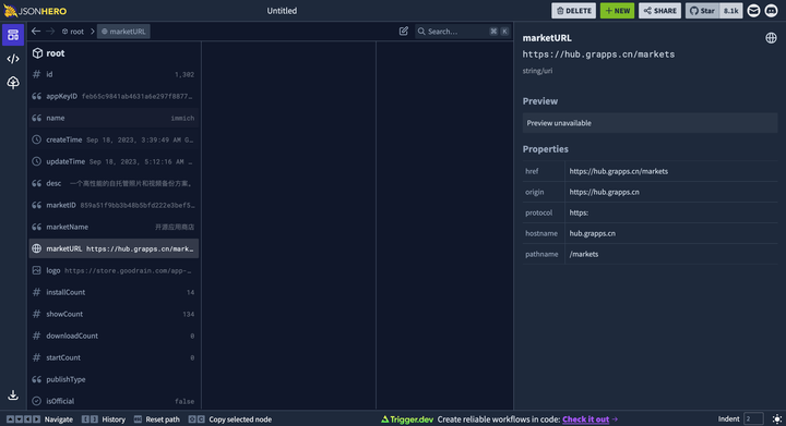 8.1k Star! 不再为看数据而发愁的 JSON 可视化管理工具 -- JSON Hero - 知乎