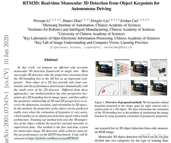 最近论文的单目视觉3-D目标检测方法（上） - 知乎