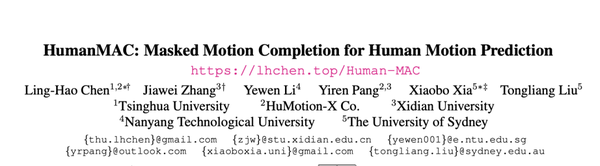 ICCV 2023｜人体动作预测新范式——HumanMAC（开源） - 知乎