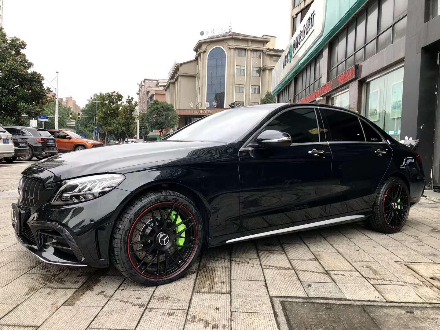 奔驰C260L•W205改装Rotora前六后四刹车 - 知乎