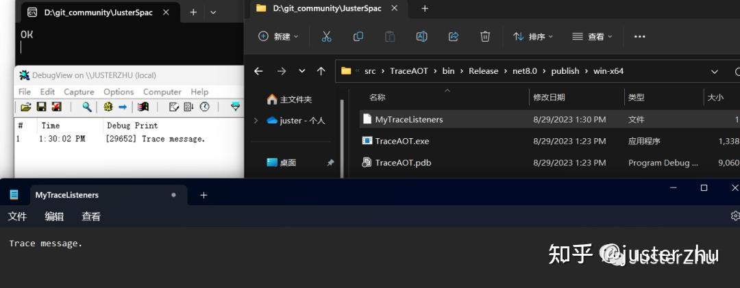 .NET8 AOT DebugView - 知乎