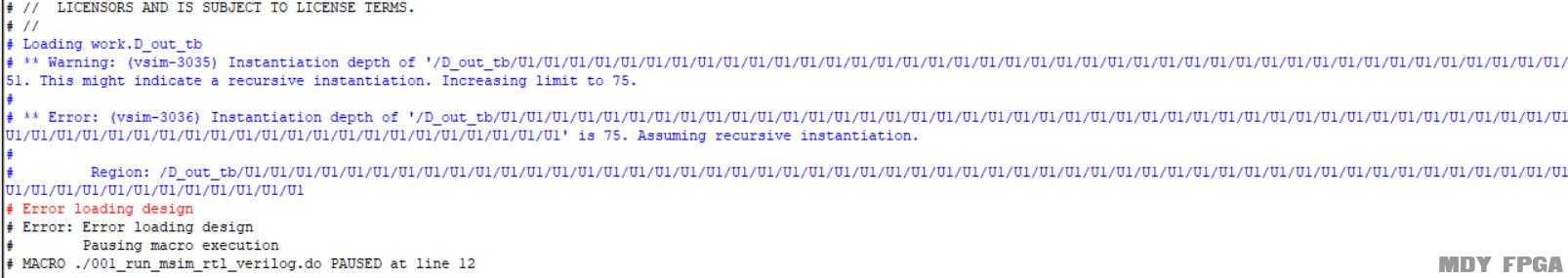 modelsim仿真时输出有一段为红色，求解决办法? - 知乎
