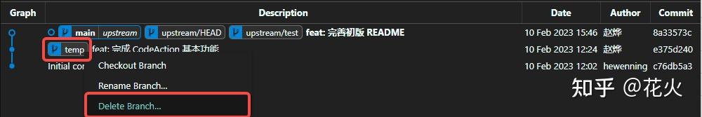 Gitgraph 插件使用 知乎