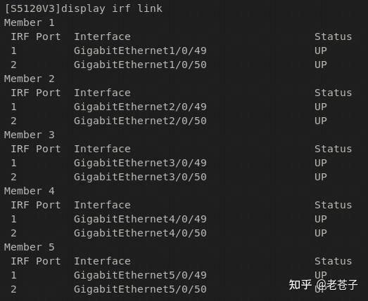 华三H3C S5120V3交换机的配置之组建IRF - 知乎
