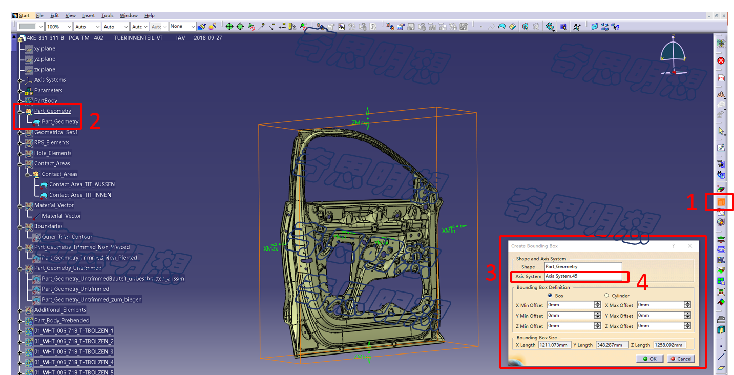 如何在CATIA中测量零件任意方向尺寸？ - 知乎
