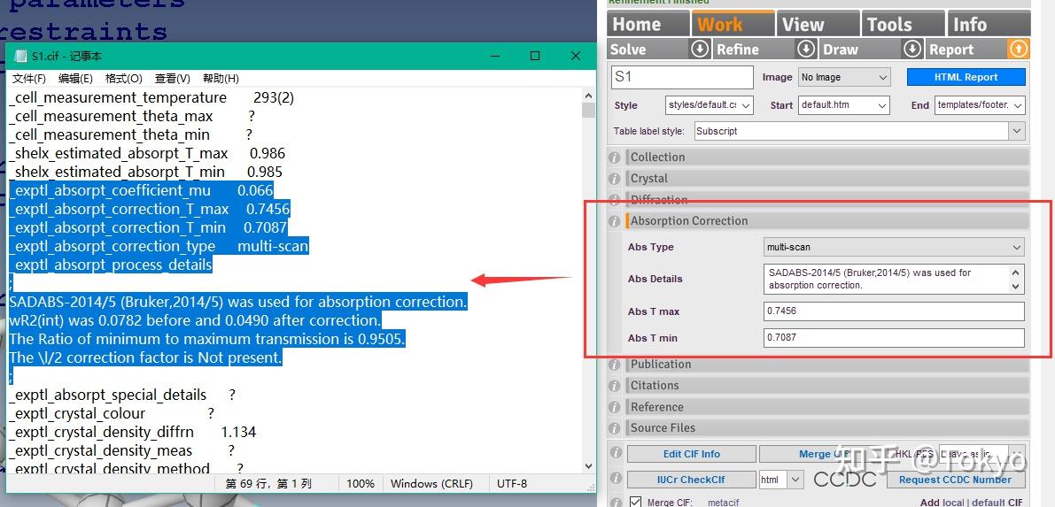 Olex2读取abs文件 - 知乎