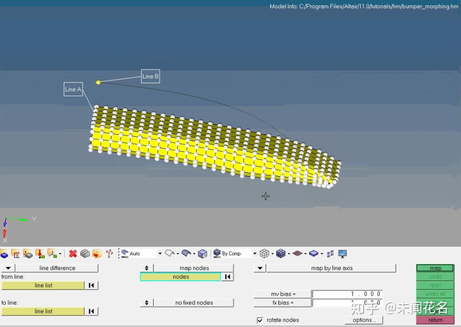 Hypermesh中的map to geometry命令运用 - 知乎