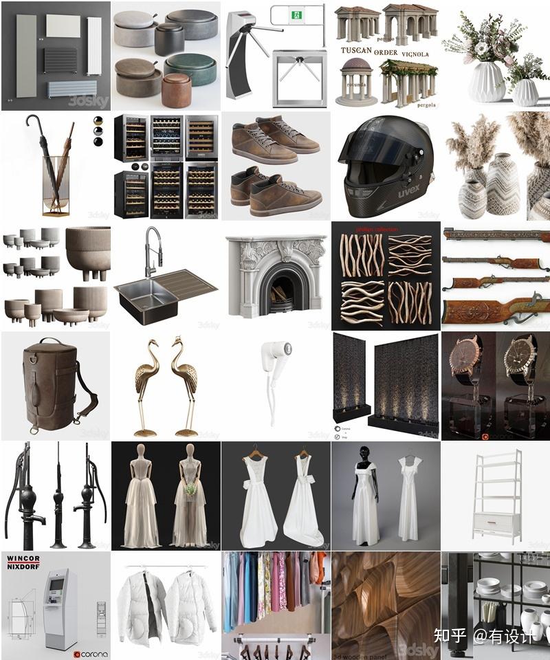 3dsky Pro 2023年11月3D模型合辑第一季 | 260套 | 11GB - GFXHUB - 知乎