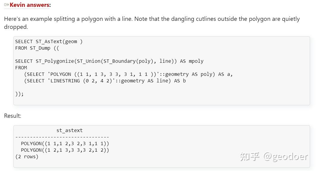 用线切割Polygon（GEOS） - 知乎
