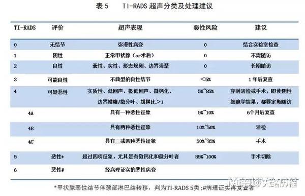 甲状腺超声检查TI-RADS分级 - 知乎