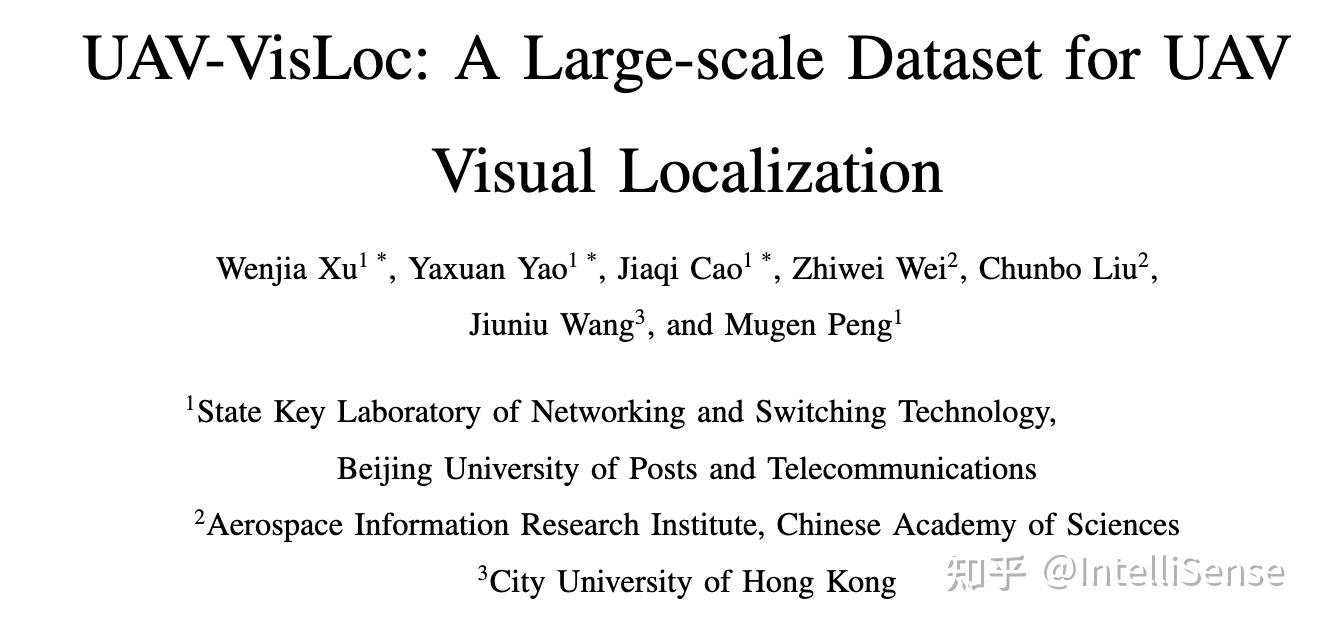 UAV-VisLoc：大规模无人机视觉定位数据集 - 知乎