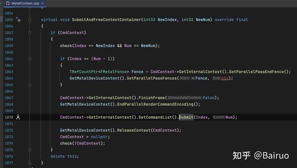 UE IOS Metal Command提交与Debug - 知乎