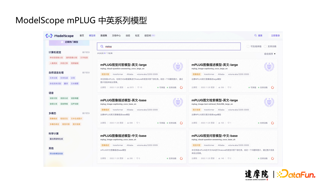 AliceMind大规模预训练实践及AIGC在ModelScope中的应用 - 知乎