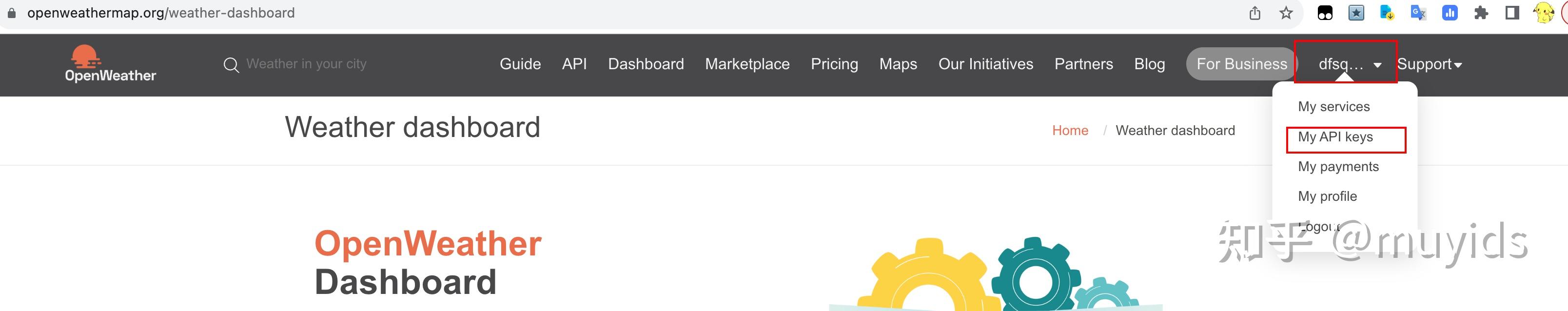 OpenWeatherMap天气API申请 - 知乎