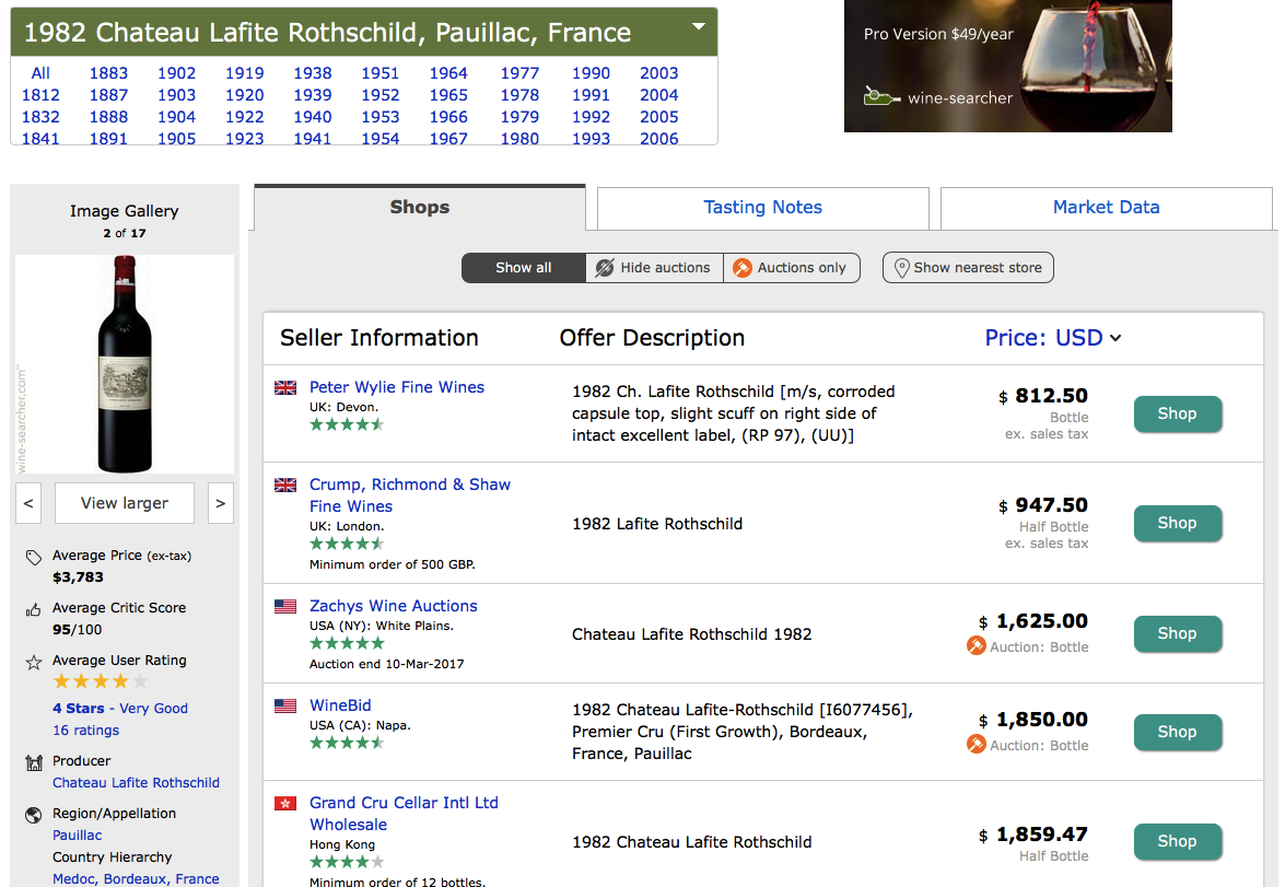 买酒必备，葡萄酒比价神器 Wine-Searcher 走心使用指南 - 知乎