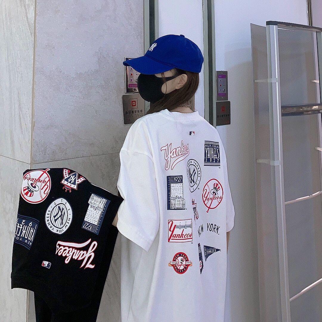 MLB-NY『纽约洋基队』22ss 夏季新款勋章情侣款百搭棒球短袖T恤 - 知乎