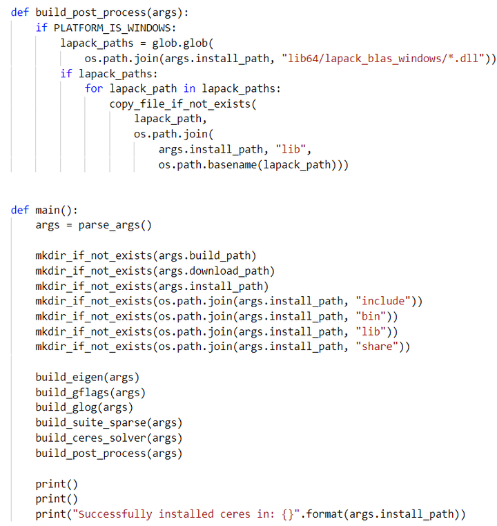 ceres-script: Winows平台一键编译ceres solver的脚本 - 知乎